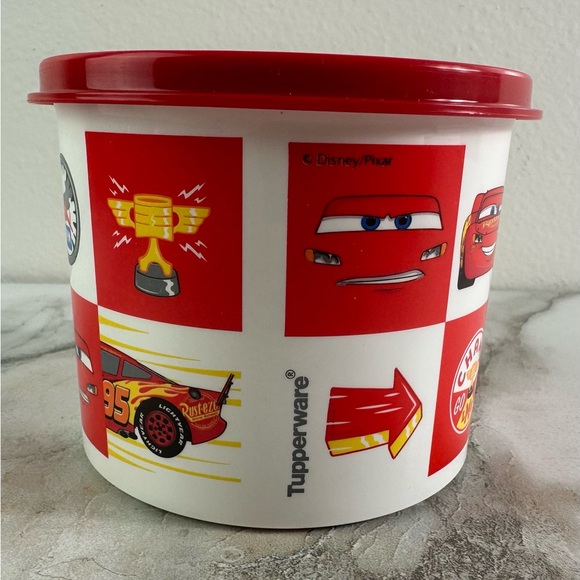 Tupperware | Kitchen | Tupperware Canister Cars Lightning Mcqueen ...